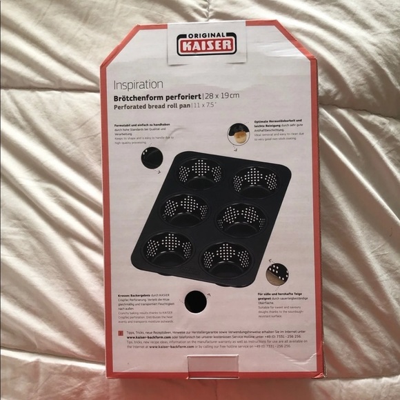 Original Kaiser | Kitchen | Original Kaiser Perforated Bread Roll Pan ...